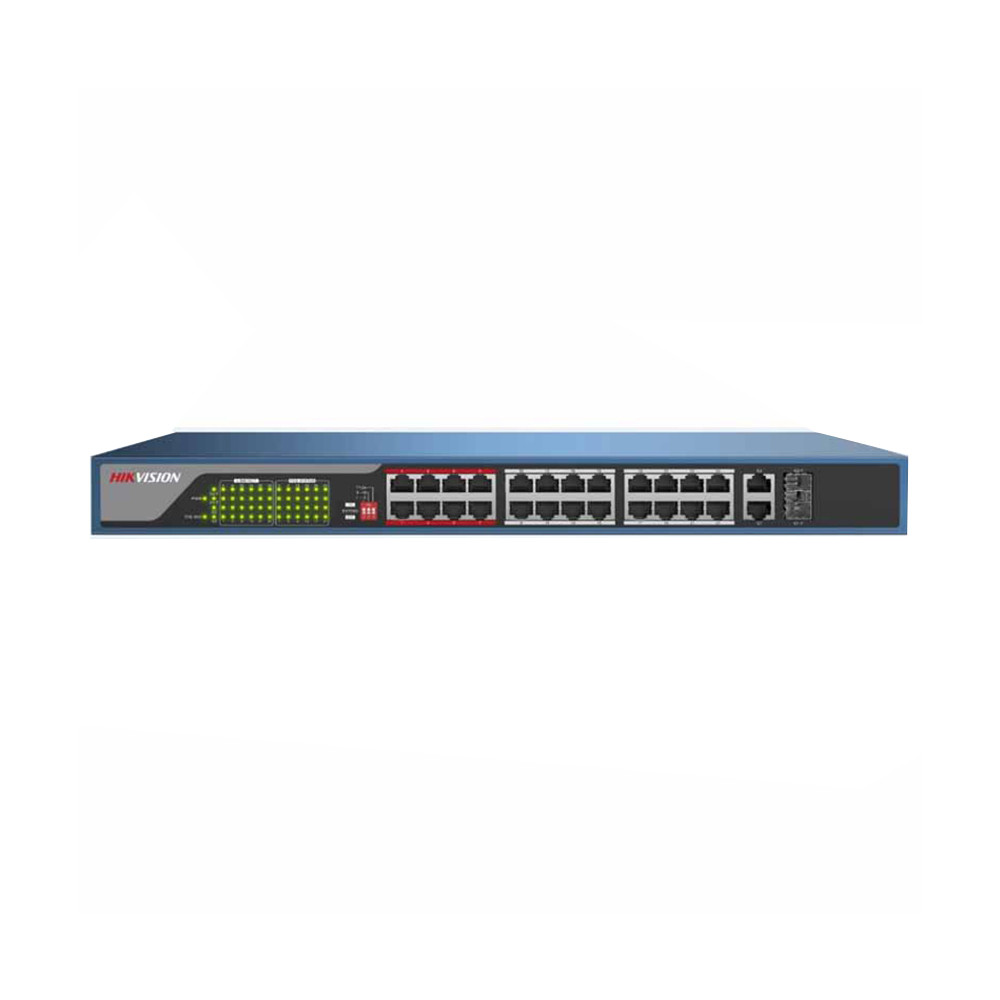 Hikvision DS-3E1326P-E Web Managed 24 Port PoE Switch