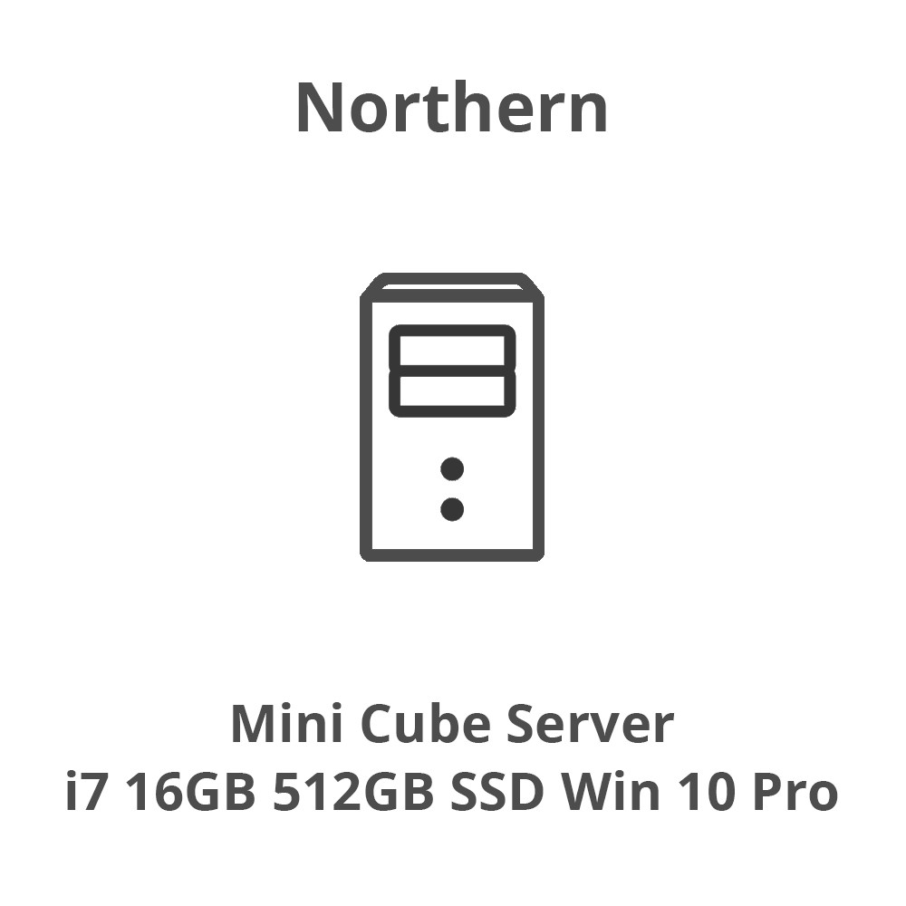 Northern Workstation MiniCube - i7 16GB 512GB SSD Win 10 Pro