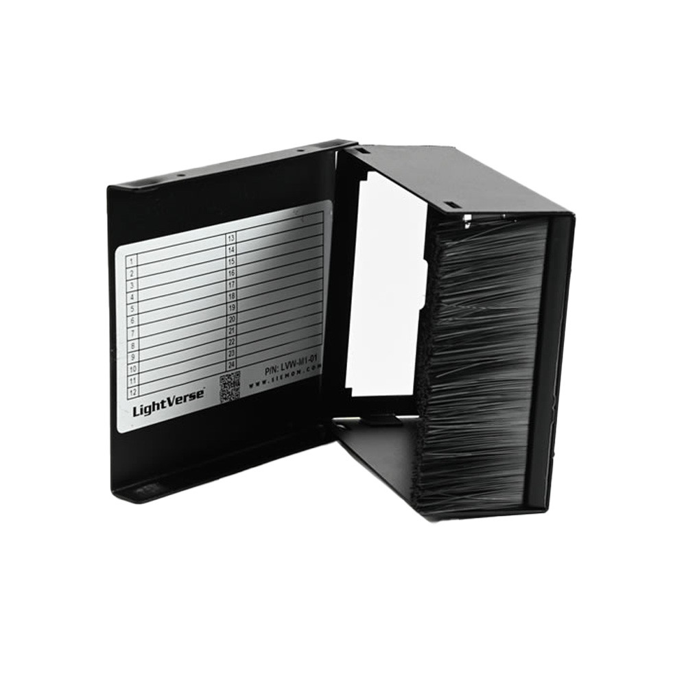 SIE LightVerse Fiber Enclosure Wall Mount 4 Openings Black - Cable ...