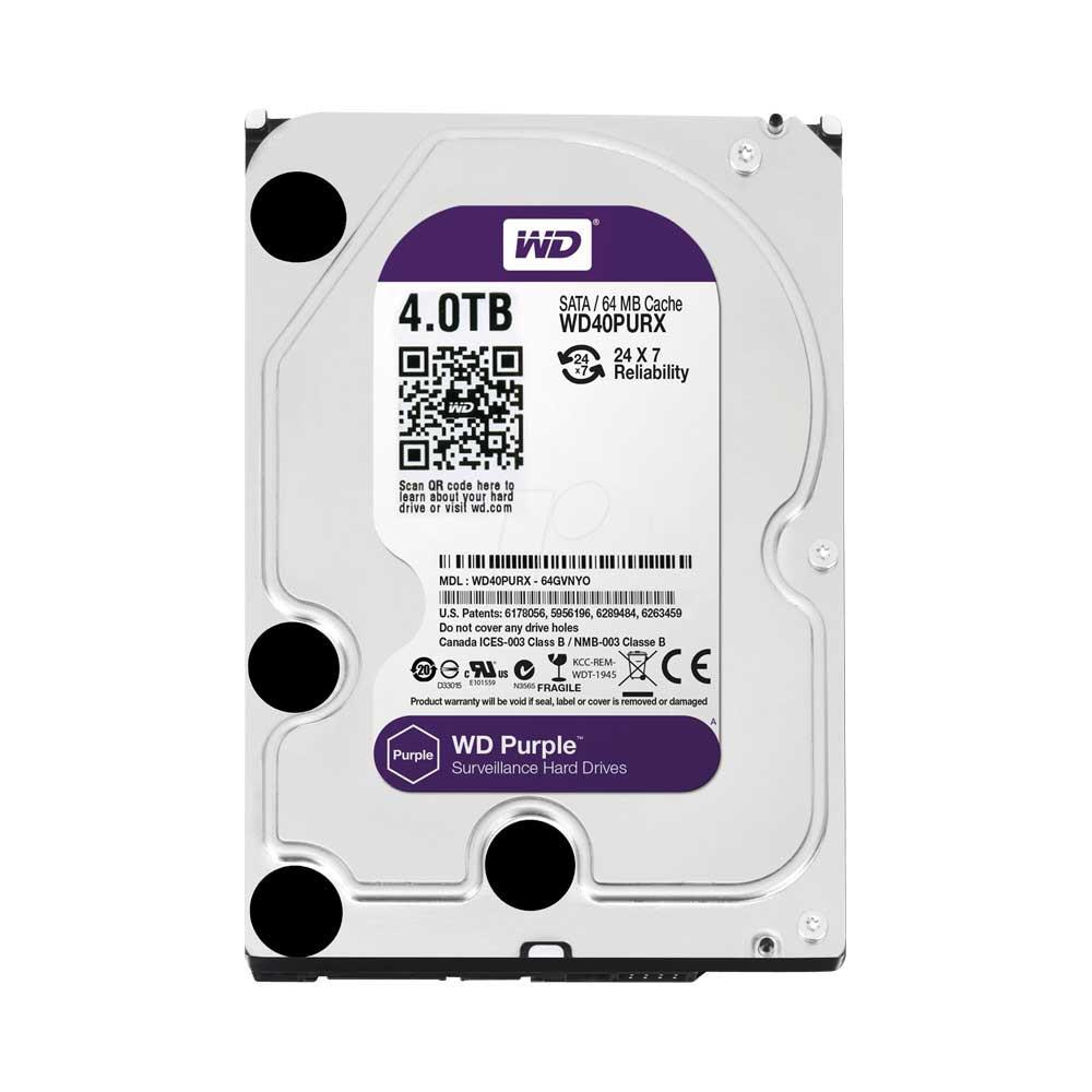 4TB SATA Surveillance Purple Hard Drive